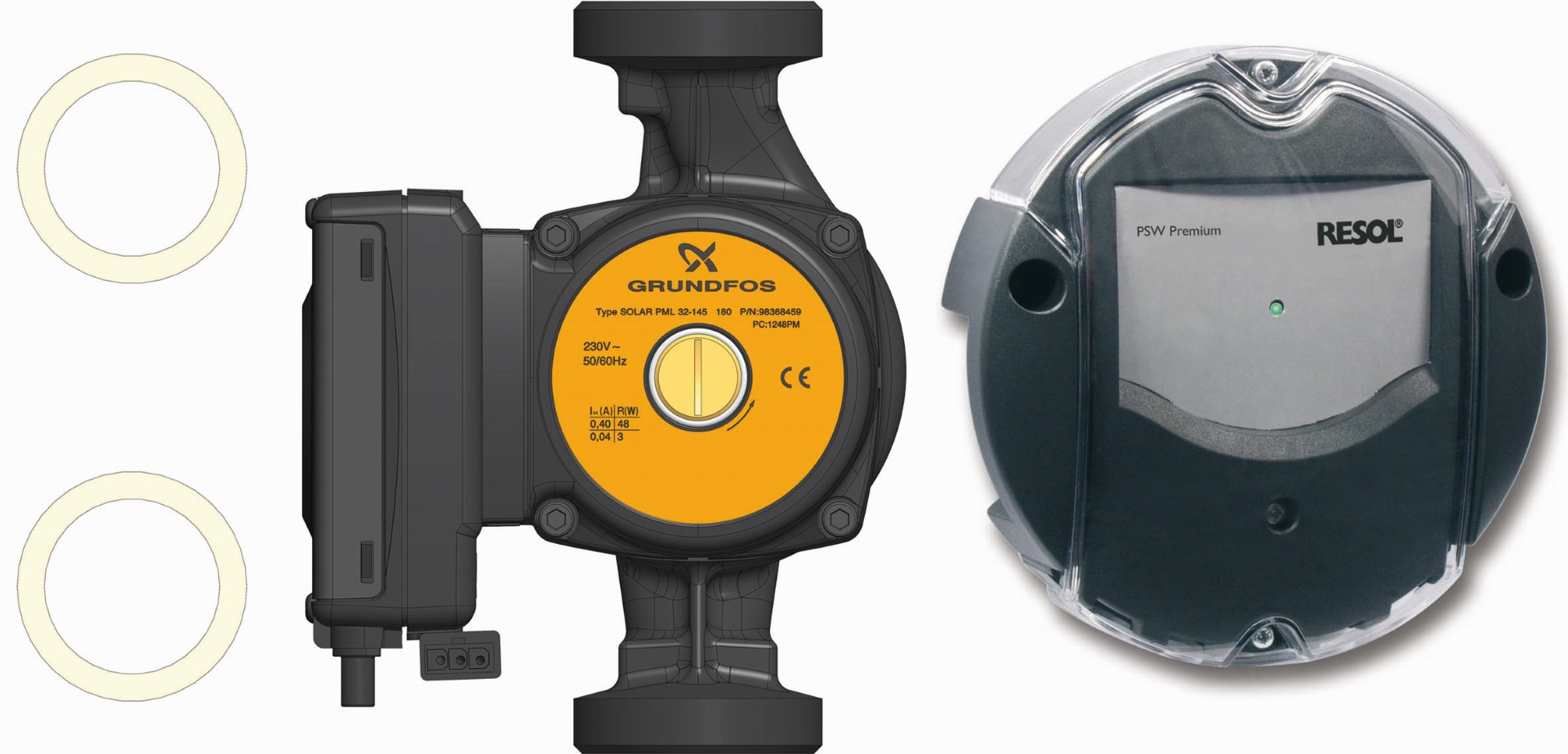 PAW Solar Pump AustSet DN 32 Pumpen Steuer Sign Wandler GF Solar PML 32 ...