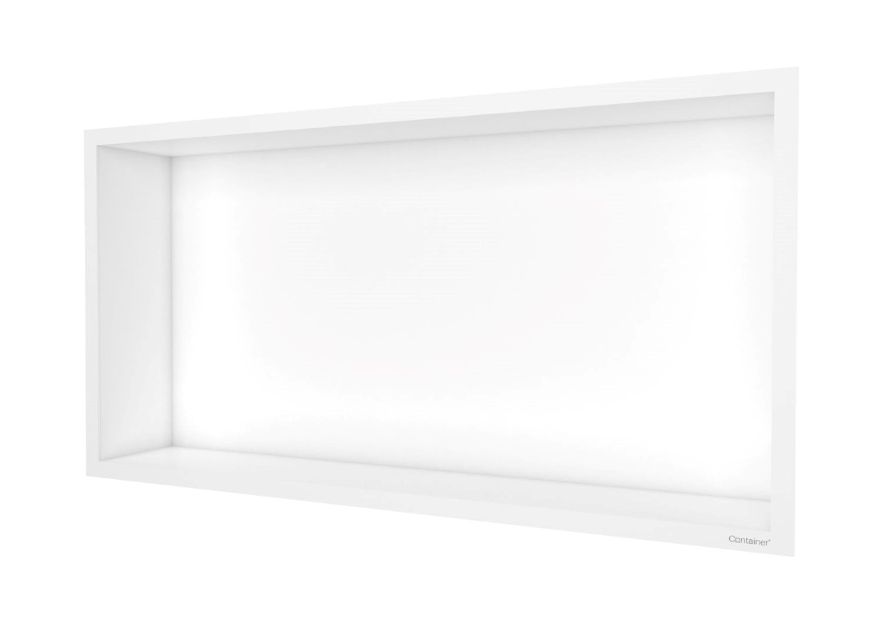 ESS Wandnische F-BOX Niche Weiß Frame Weiß, 600x300x100 | ESS Easydrain ...