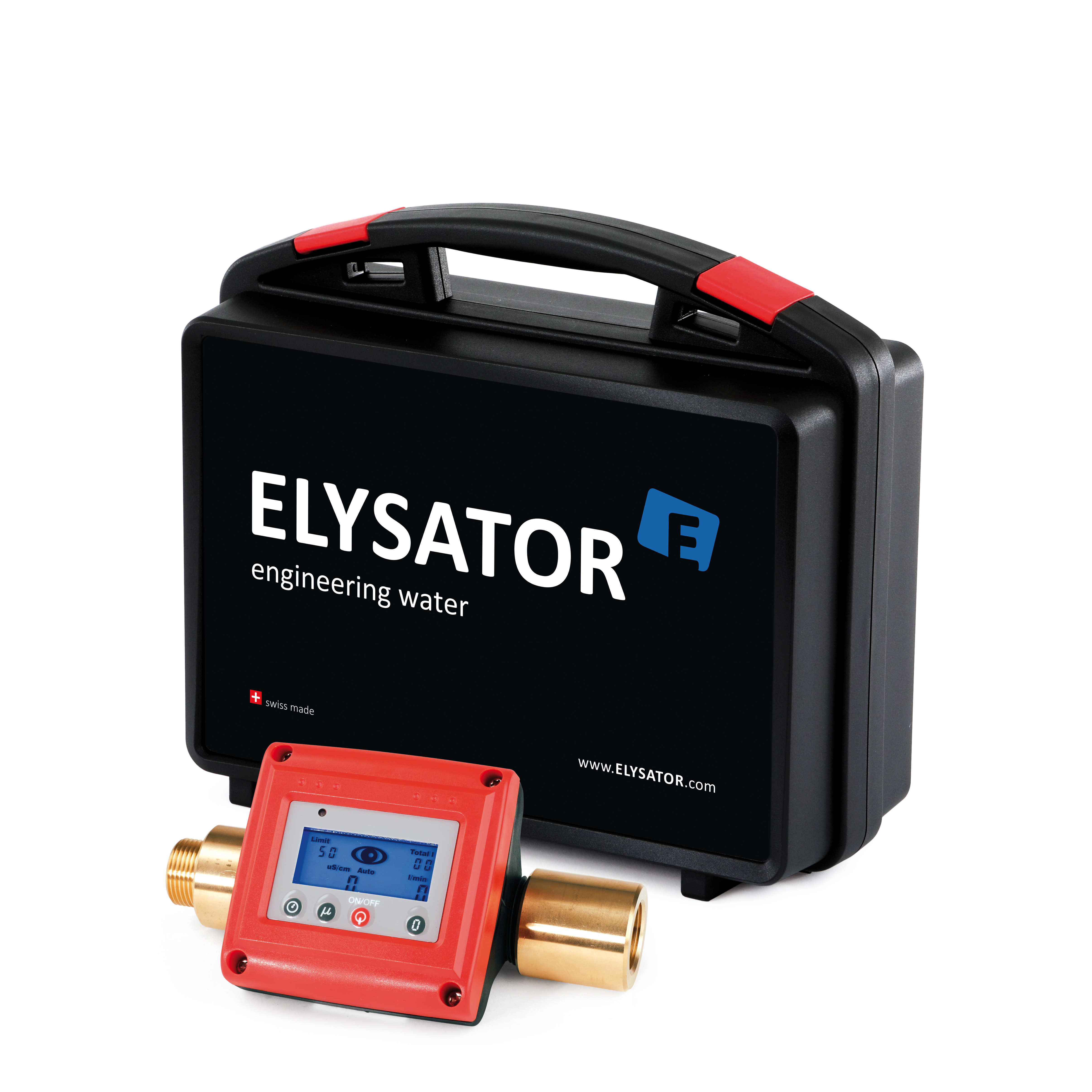 ELYSATOR PUROTAP Messzähler LFM inkl. Spezialverschr. und Schutzkoffer ...